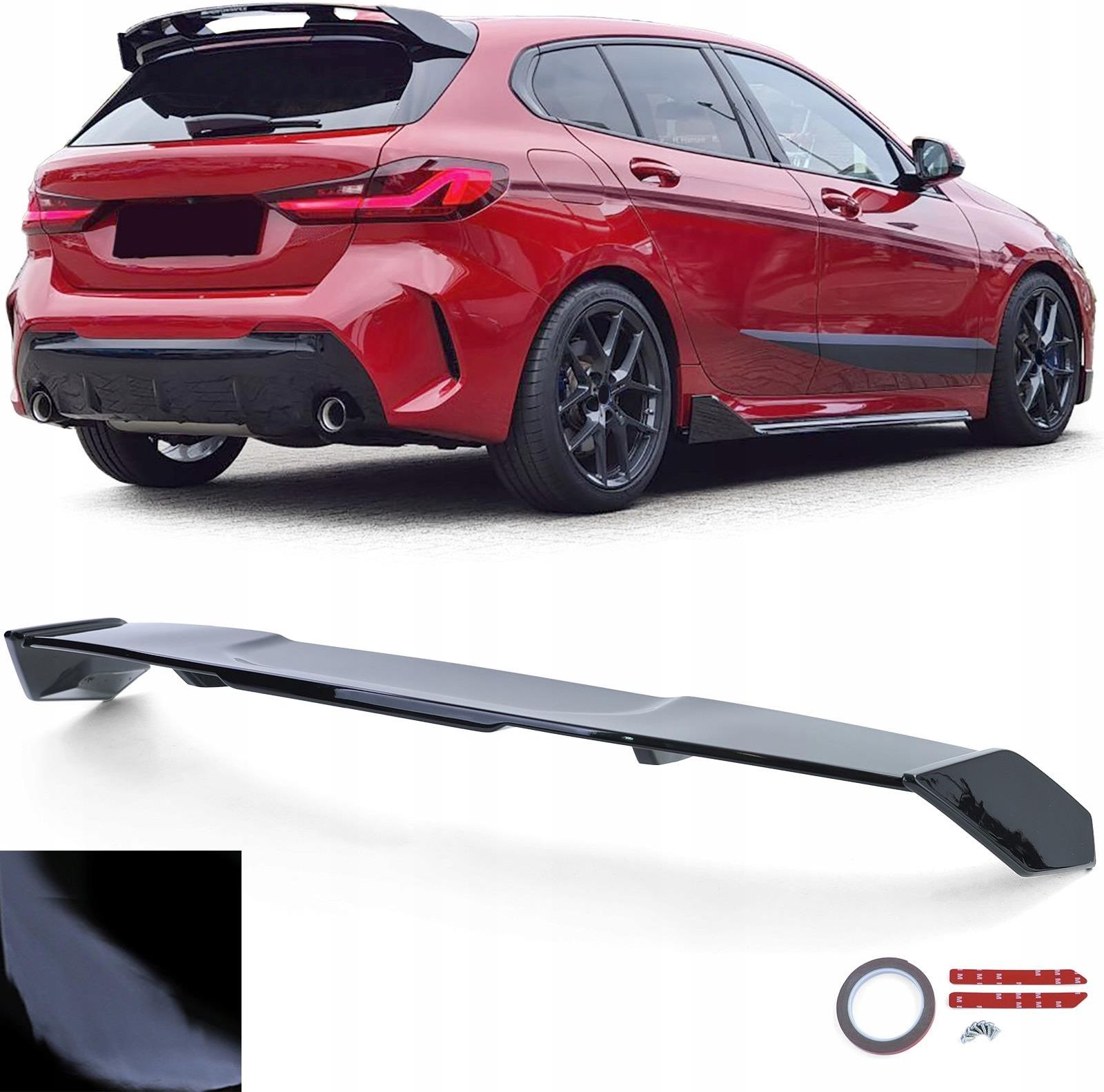 JBM SPOILER TYLNY DACHOWY BMW 1 F40 19+ BLACK J40821BM - Opinie i ceny ...