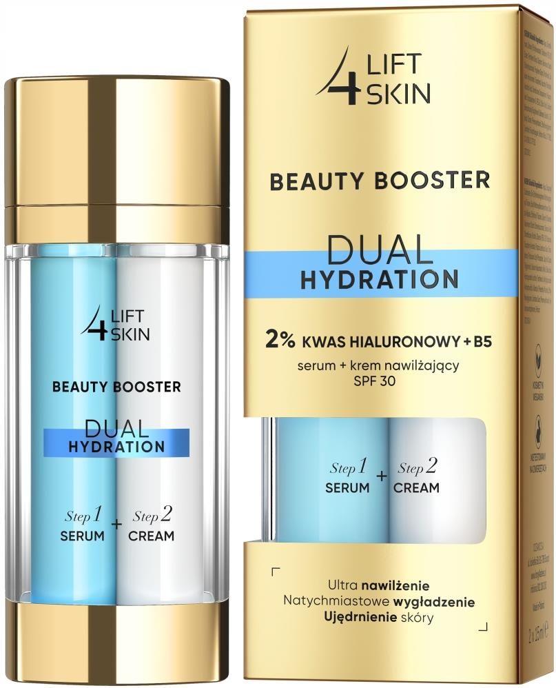 Zestaw dla kobiety Lift4Skin Beauty Booster Kwas Hialuron Serum+Krem ...