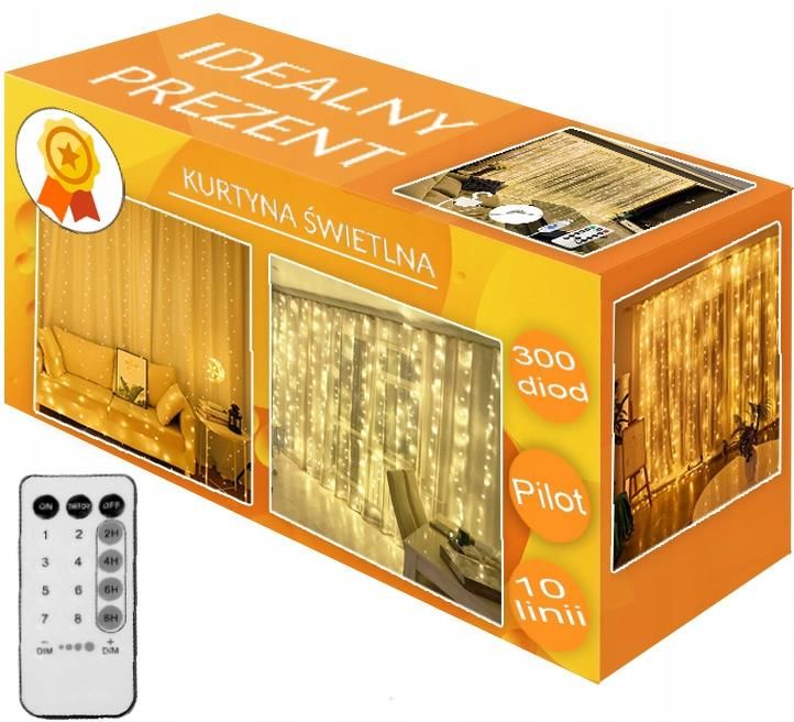 Kurtyna Mikro Led Druciki 3X2 Lampki Sople Pilot - Opinie i atrakcyjne ...