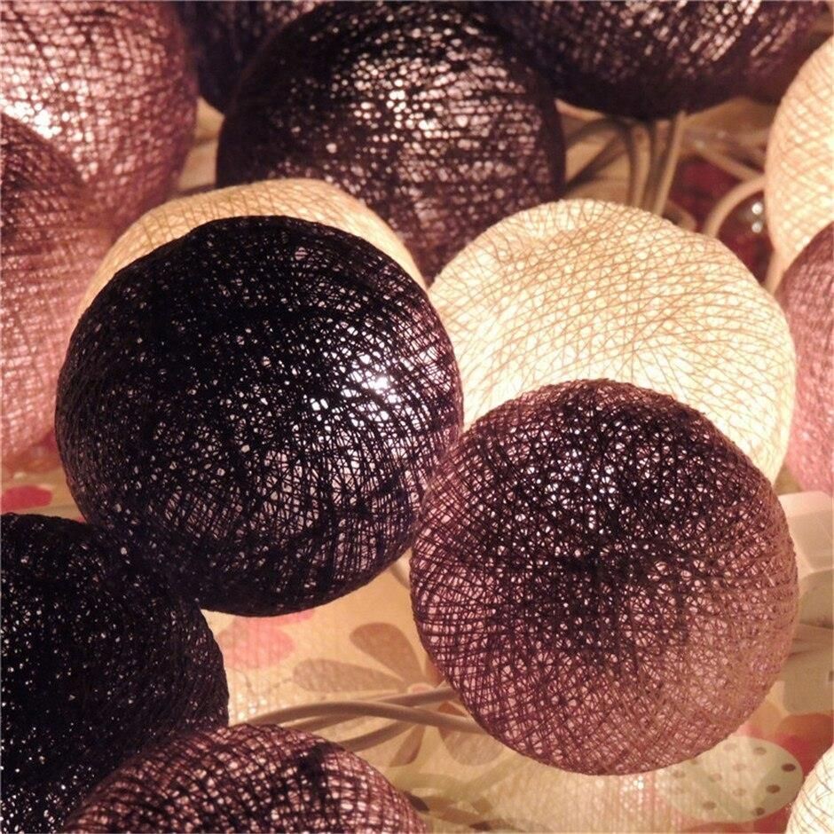 Decortrend Cotton Balls Świecące Kule Led 20Szt Black&Whi - Opinie i ...