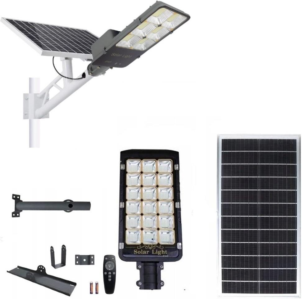 Latarnia Uliczna 800W Lampa Solarna Panel Uchwyt - Ceny i opinie - Ceneo.pl