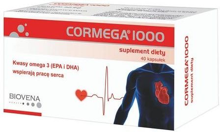 Biovena Health Cormega 1000 40szt. - Opinie i ceny na Ceneo.pl