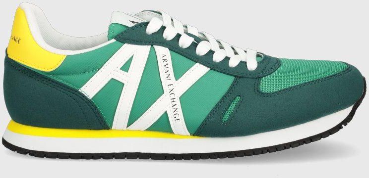 Armani Exchange sneakersy XUX017.XCC68.K725 kolor zielony - Ceny i ...