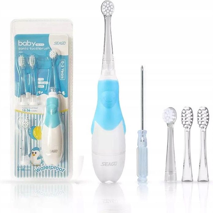 Szczoteczka elektryczna Seago SG-513 Niebieski - Opinie i ceny na Ceneo.pl