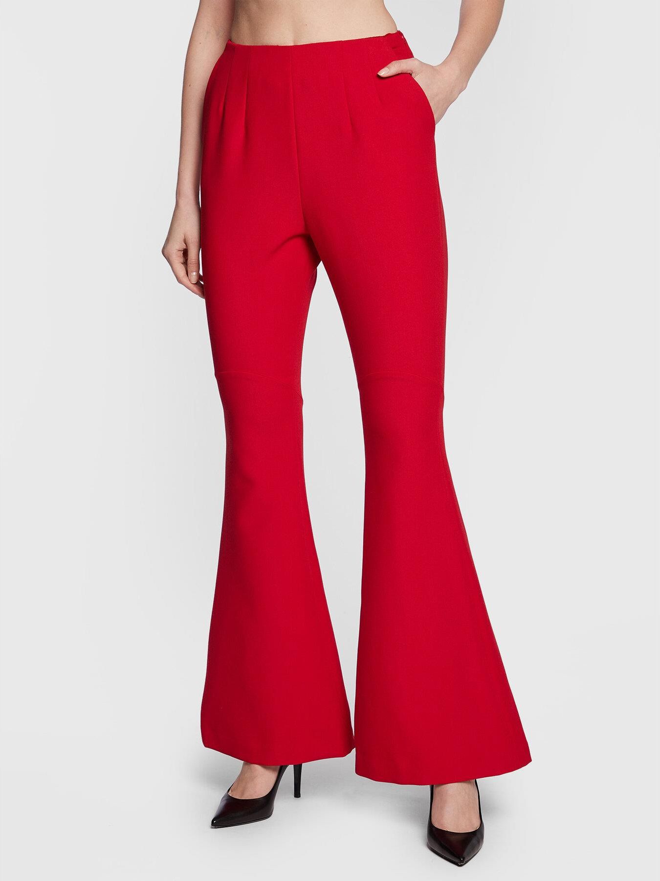 Ted Baker Spodnie materiałowe Bevis 263596 Czerwony Slim Fit - Ceny i ...