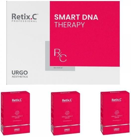 Zestaw dla kobiety Retix.C Zestaw Smart Dna Therapy 9 Zabiegów + 3 X Ferulic Triple C Serum 30Ml ...