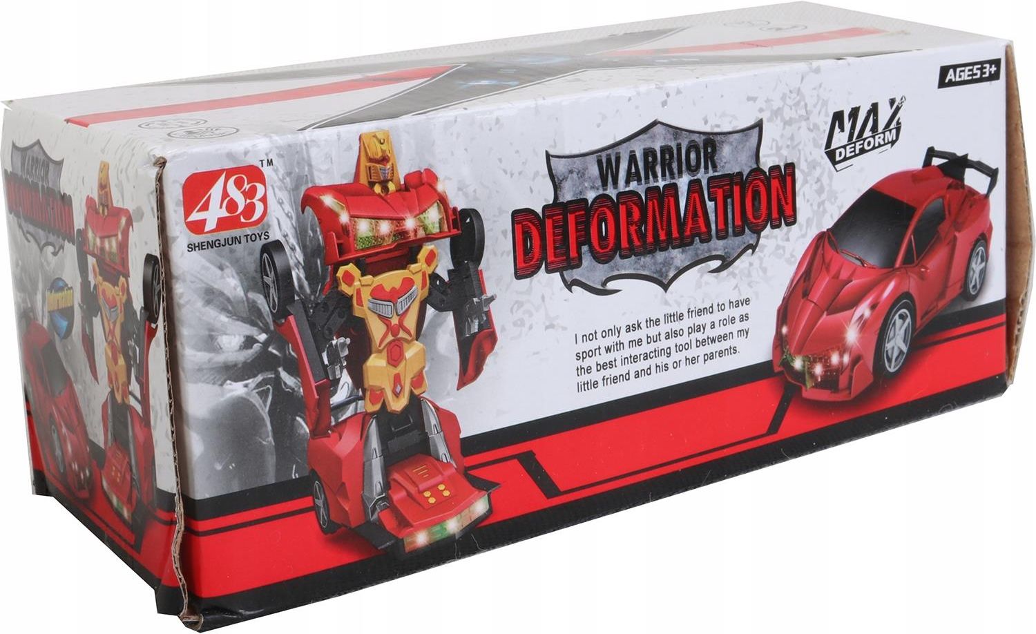 Big Transformer Samochód Robot Czerwony - Ceny i opinie - Ceneo.pl