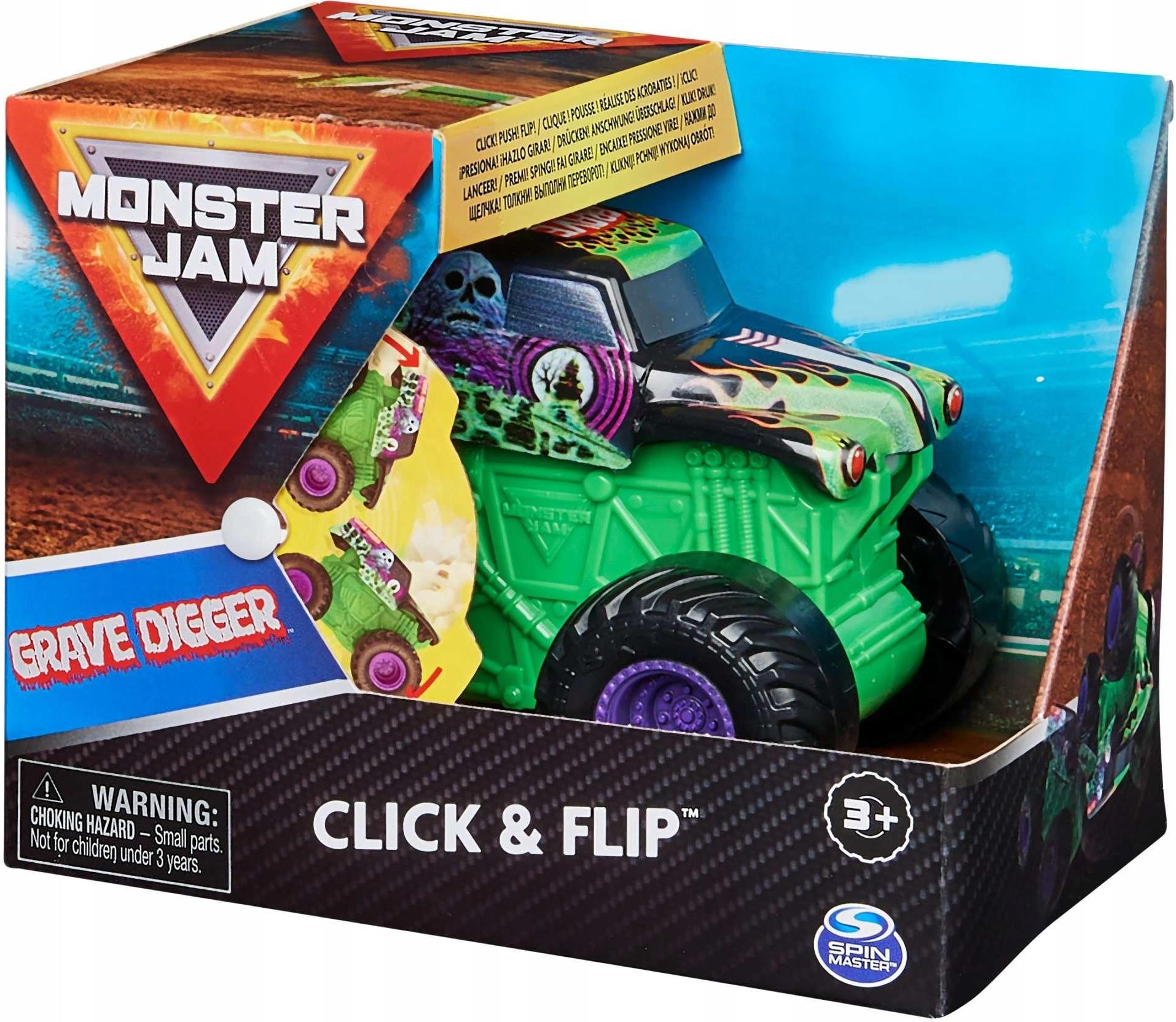 Spin Master Monster Jam Grave Digger Ciężarówka Pojazd Flip - Ceny i ...