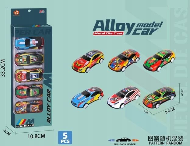 Icom Poland Autka Metalowe 5Szt. Z Napędem Pull Back - Ceny i opinie - Ceneo.pl