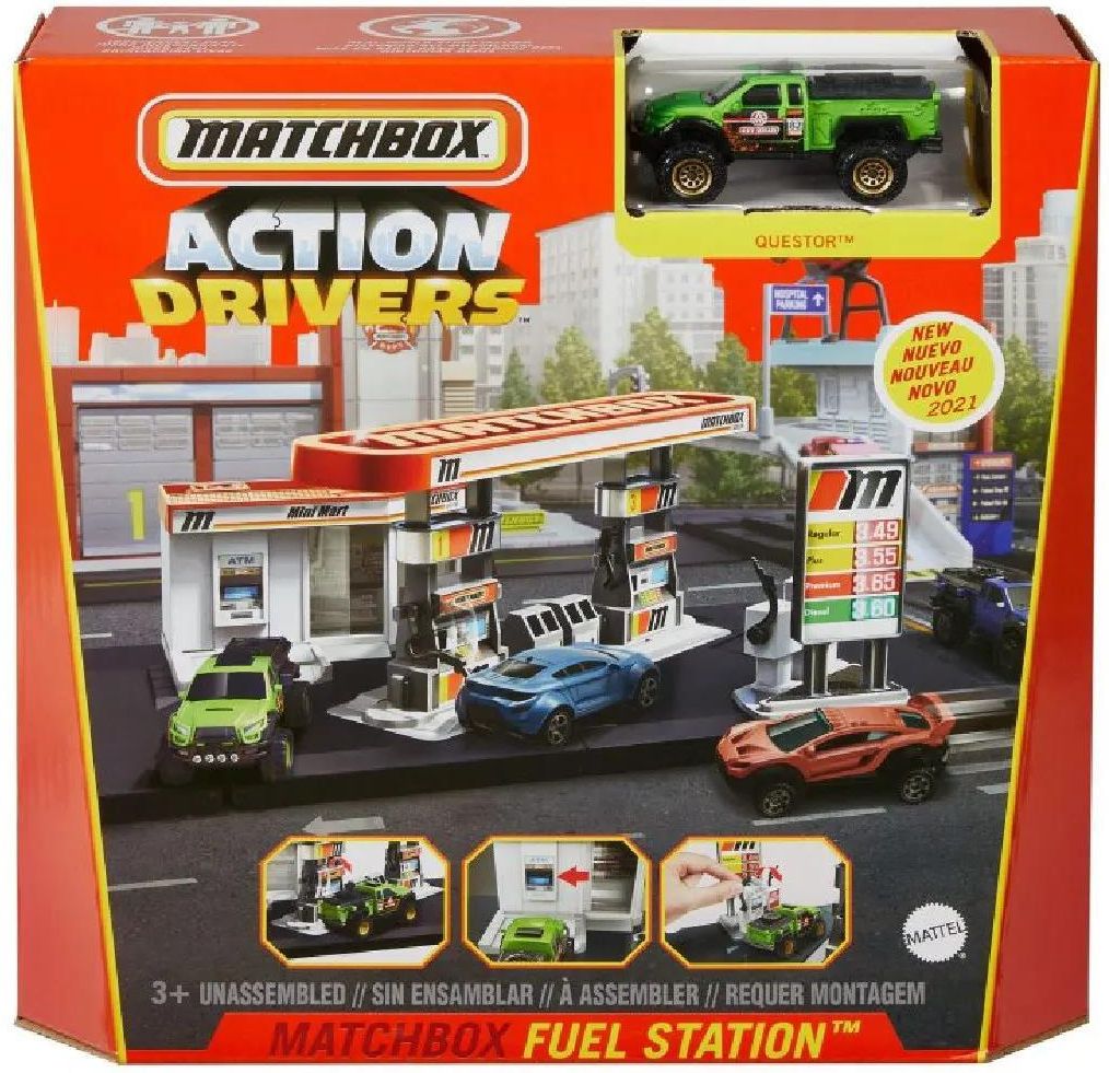 Matchbox Match Box Action Drivers Prawdziwe Przygody Zestaw Startowy 3 ...