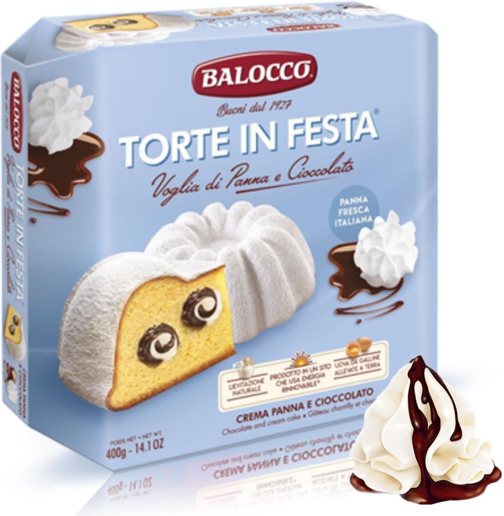 Balocco Torcik Śmietankowo Czekoladowy 400g - Ceny i opinie - Ceneo.pl