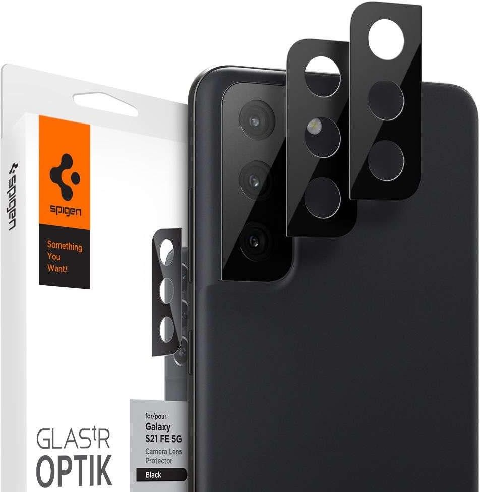 Spigen 2X Szkło Optik.Tr Camera Lens Do Samsung Galaxy S21 Fe Black ...