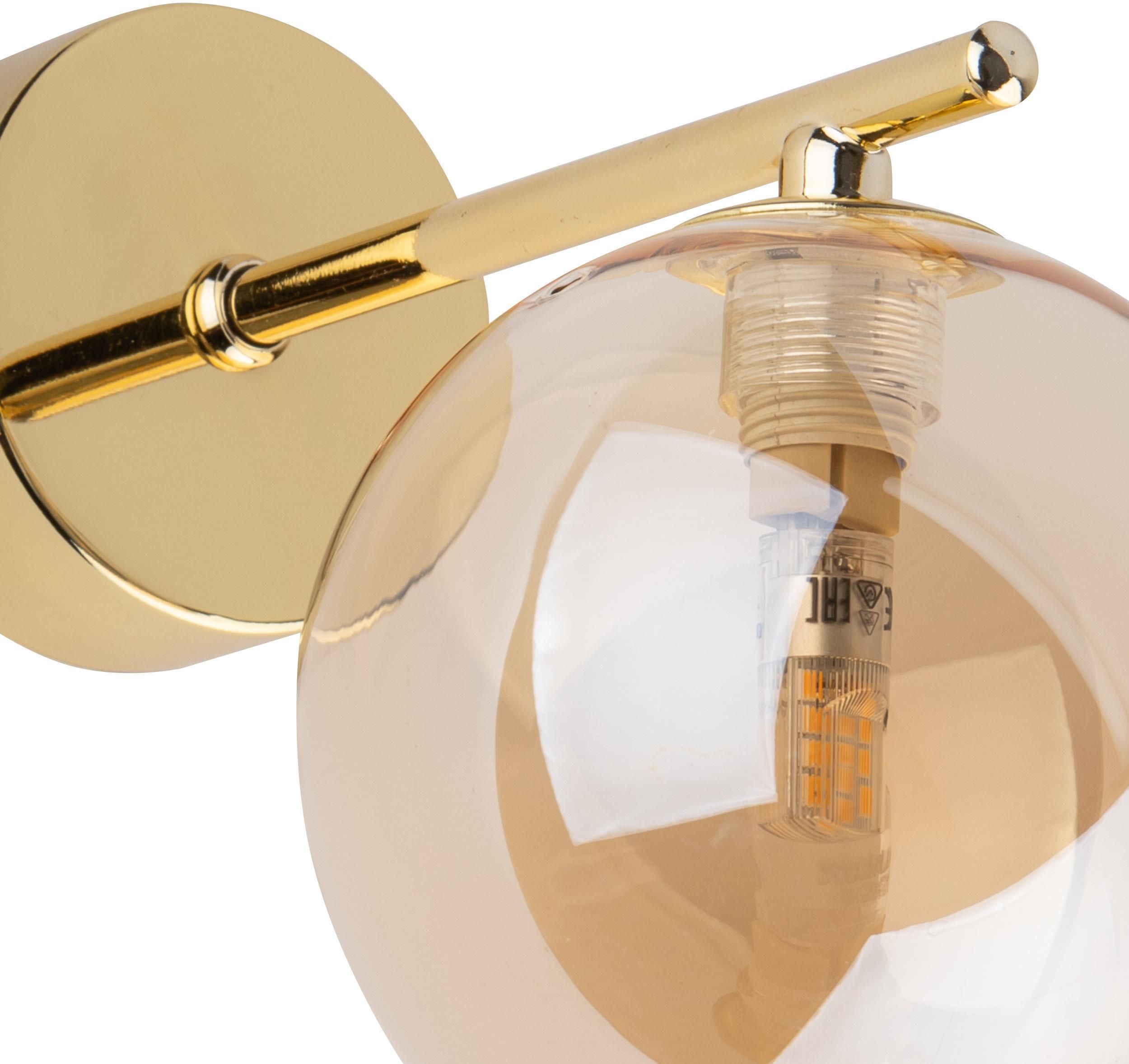 Lampa TK LIGHTING KINKIET ESTERA G9 ZŁOTY/BURSZTYNOWY 4778 4778 ...
