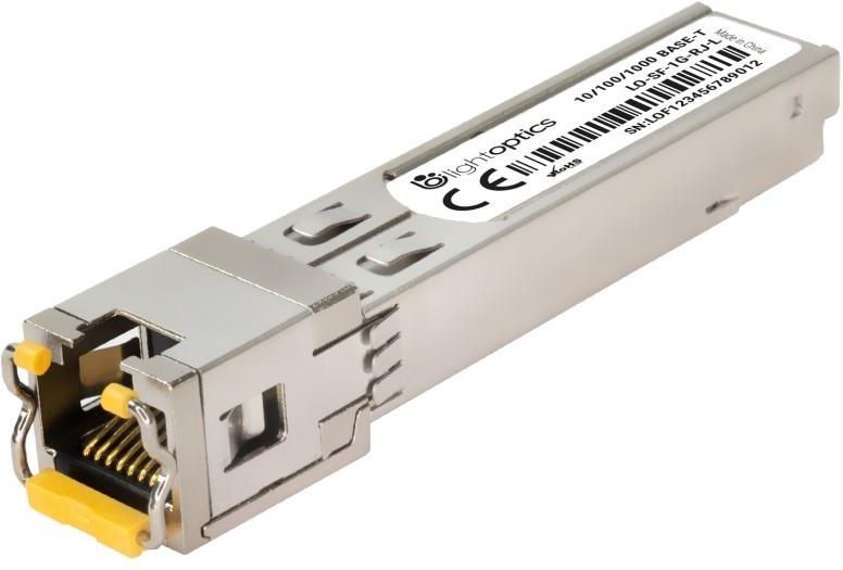 Lightoptics Transceivers Sfp 1000Base Tx Rj45 10/100/1000 Utp 100M ...