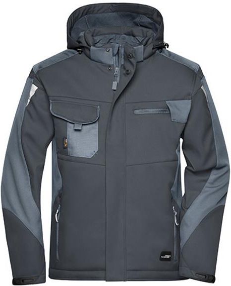 James&Nicholson Męska kurtka softshell JN824 Black 4XL - Ceny i opinie - Ceneo.pl