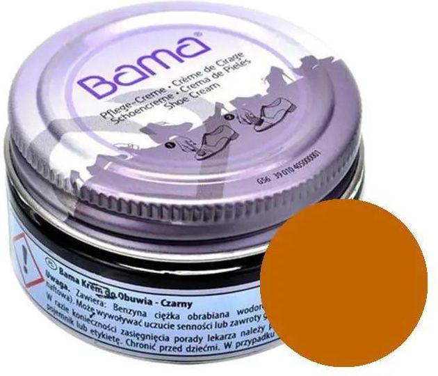 Bama Jasnobrązowy Krem Pasta Do Butów G56 Shoe Cream 031 50Ml - Opinie ...