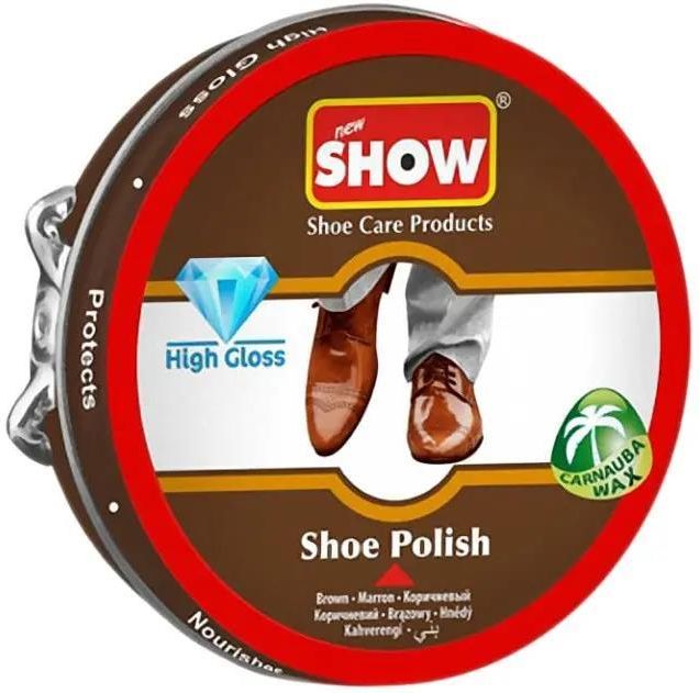 Show Brązowa Klasyczna Pasta Do Butów W Metalowym Pudełku 50Ml - Opinie ...