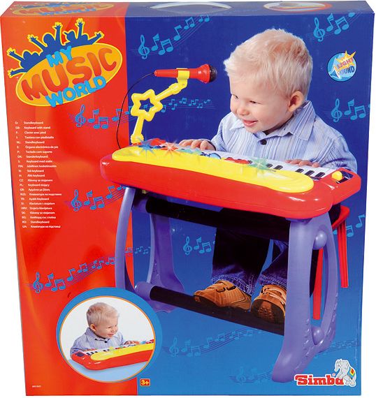 Simba My Music World Keyboard Stojący Z Krzesłem 106835631 - Ceny i ...