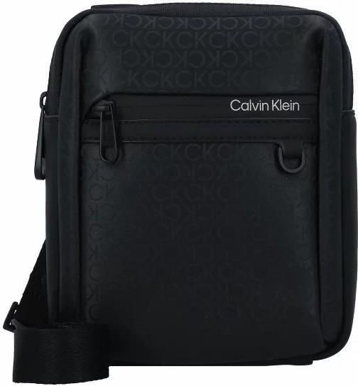 Calvin Klein Daily Shoulder Bag 18 cm black tonal mono - Ceny i opinie ...