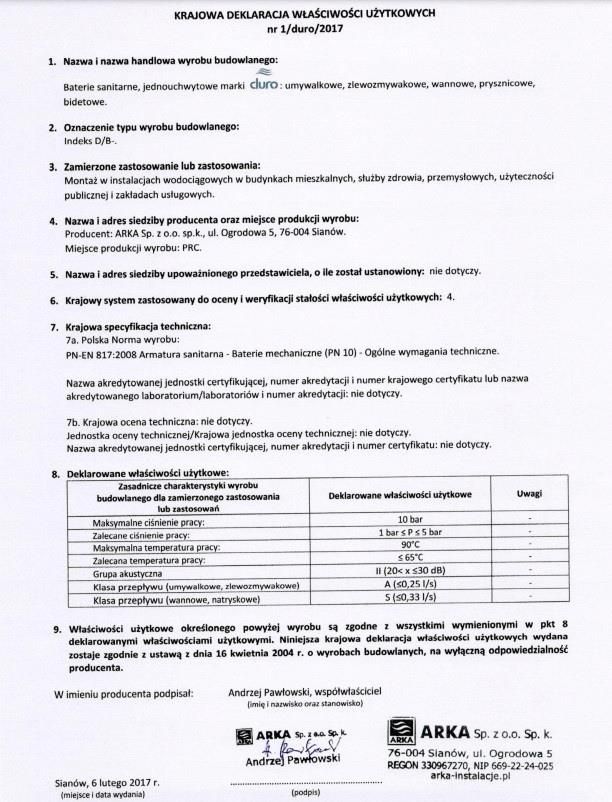 Bateria Duro Nubo DB2106 - Baterie Prysznicowe - Opinie i ceny na Ceneo.pl