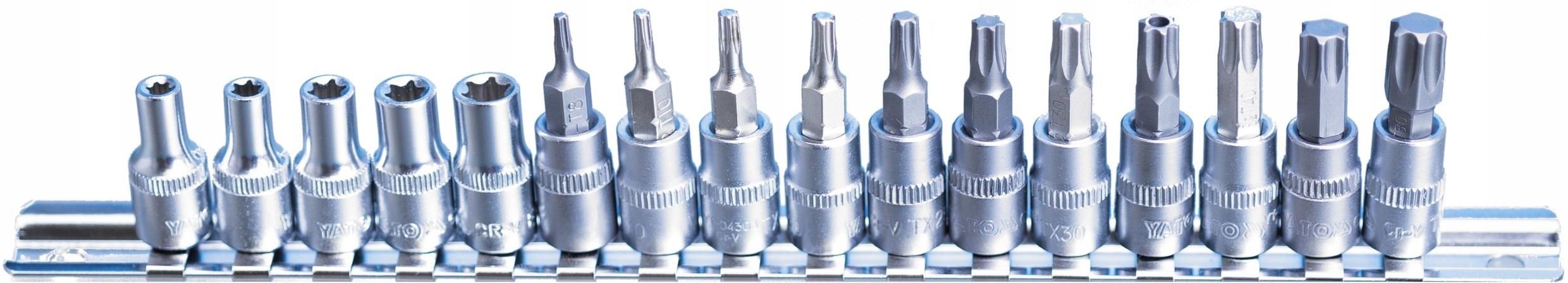 Yato - Zestaw 1/4' Torx 17Cz T8-T50 + Nasadki Yatoyta00023 - Opinie i ...