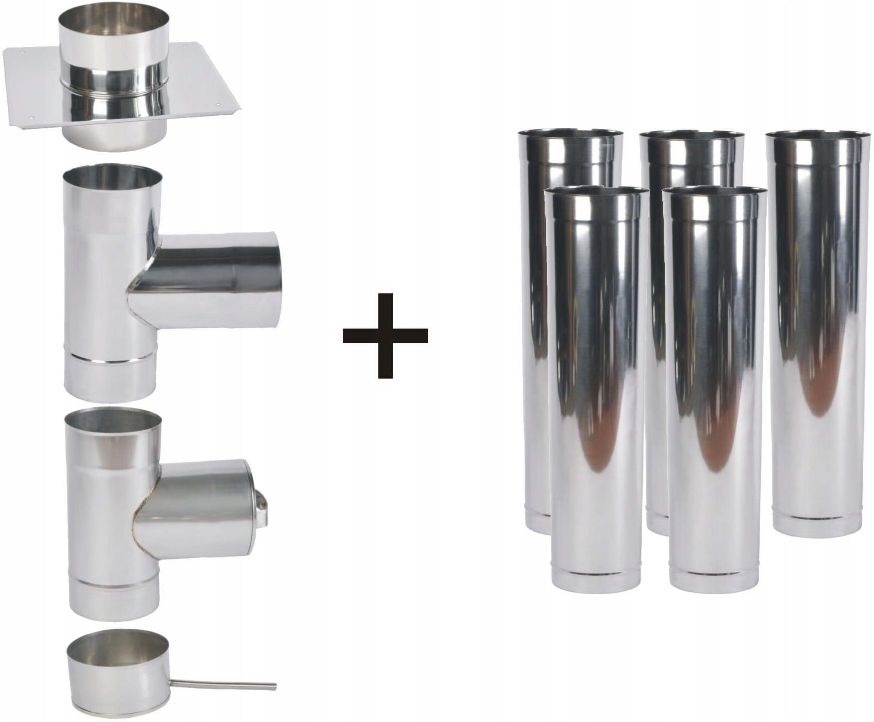 System kominkowy Checz Wkład Kwaso-Żaroodporny150 0,8Mm Węgiel 5,35M ...