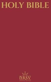 NRSV Updated Edition Pew Bible with Apocrypha (Hardcover, Burgundy ...