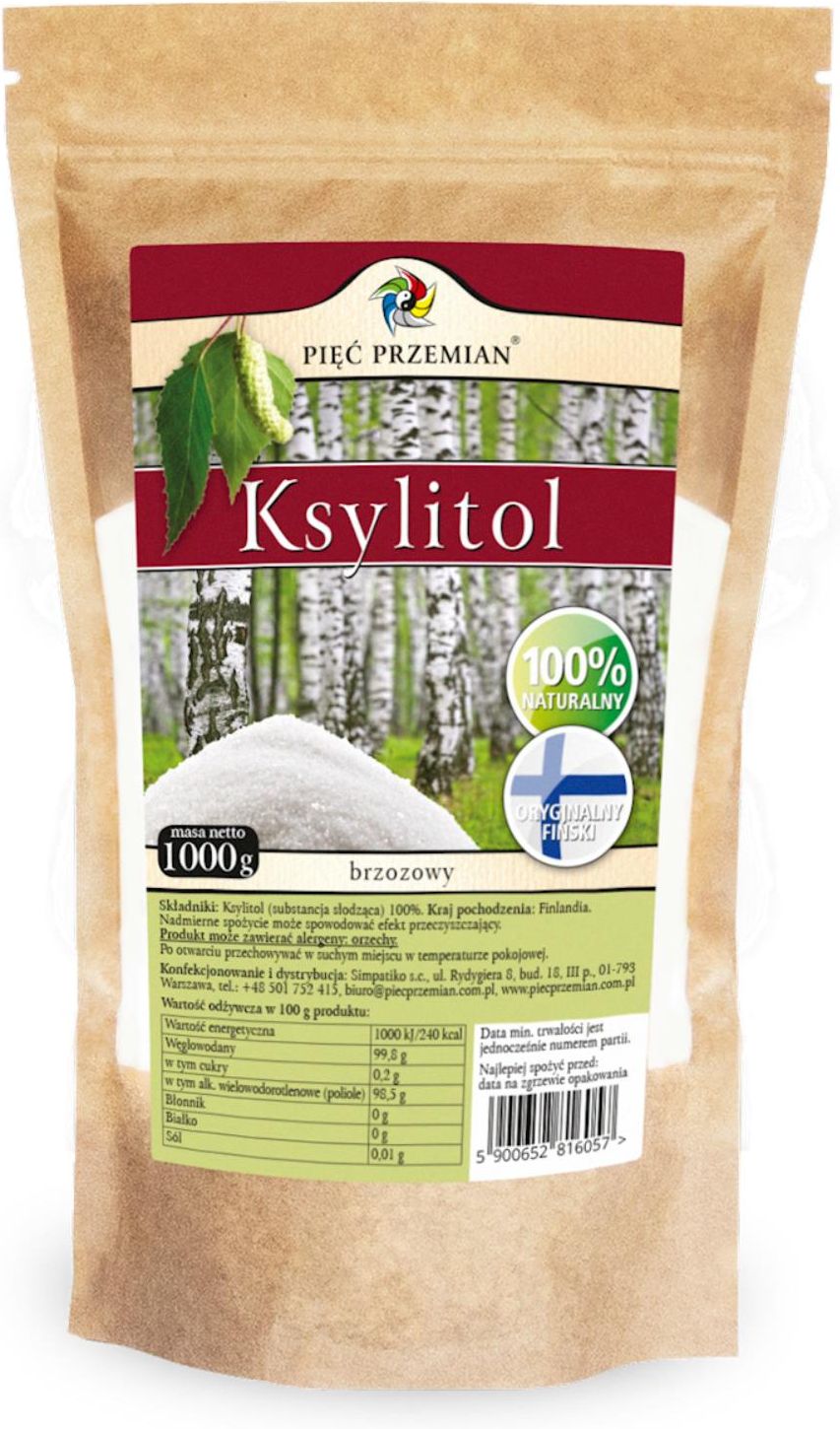 Simpatiko 5 Przemian Ksylitol Cukier Brzozowy 1kg - Ceny i opinie ...