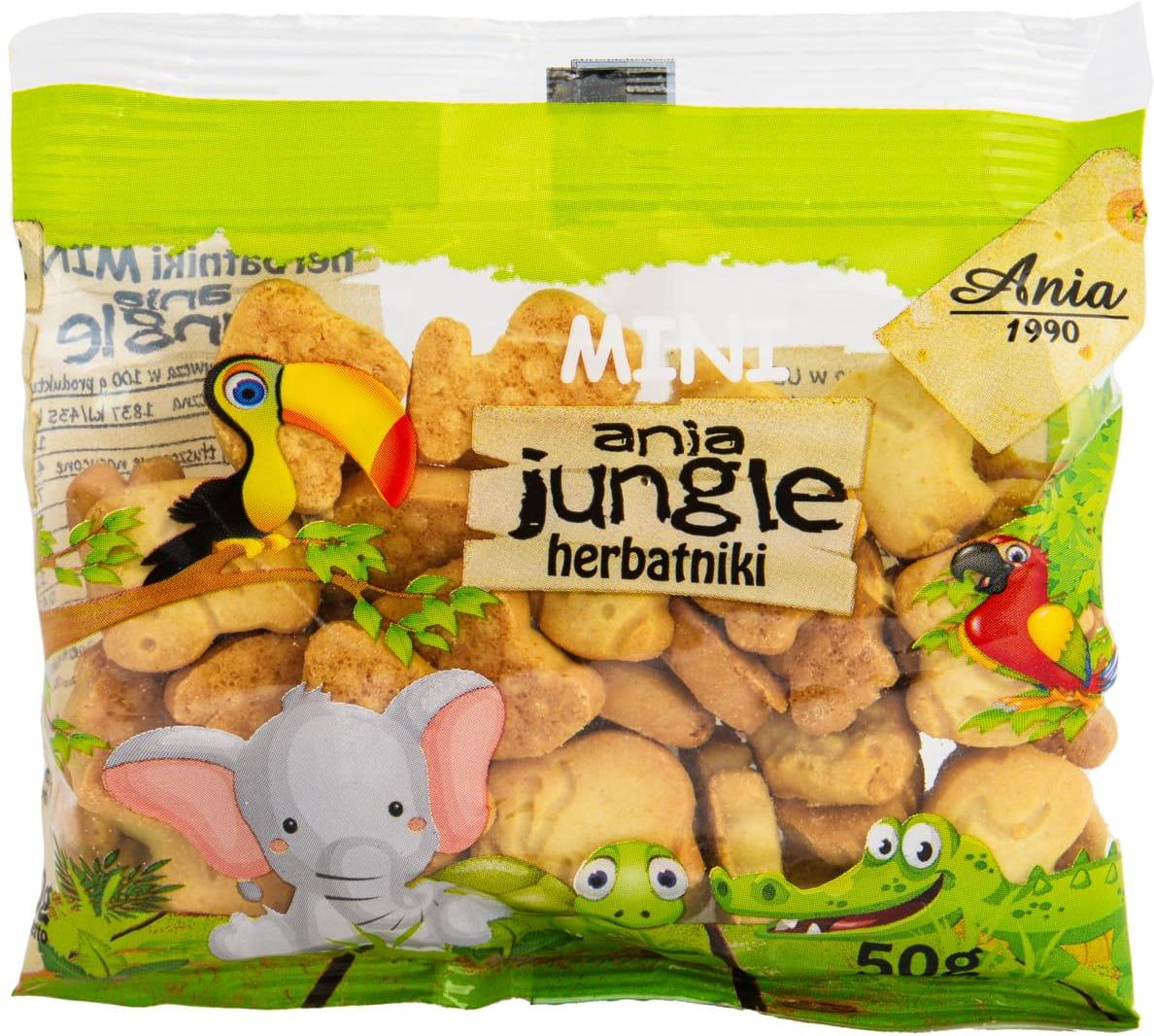 Ania Herbatniki Mini Zoo 50g Box 40Szt. Sonrisa - Ceny i opinie - Ceneo.pl