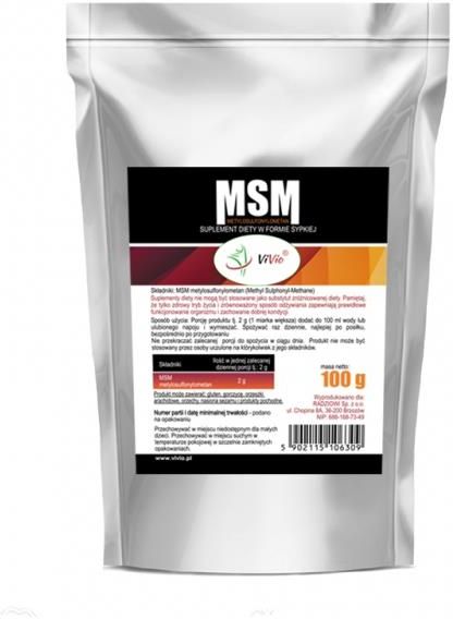 Vivio Msm Proszek 100g - Ceny i opinie - Ceneo.pl