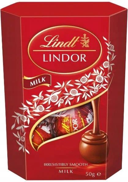 Lindt Cukierki Czekoladki Lindor Mini Pack 50g - Ceny i opinie - Ceneo.pl