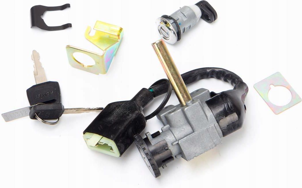 Części motocyklowe Romet Stacyjka + Zest.Zamków White 02-Qbr-47100-0000 ...