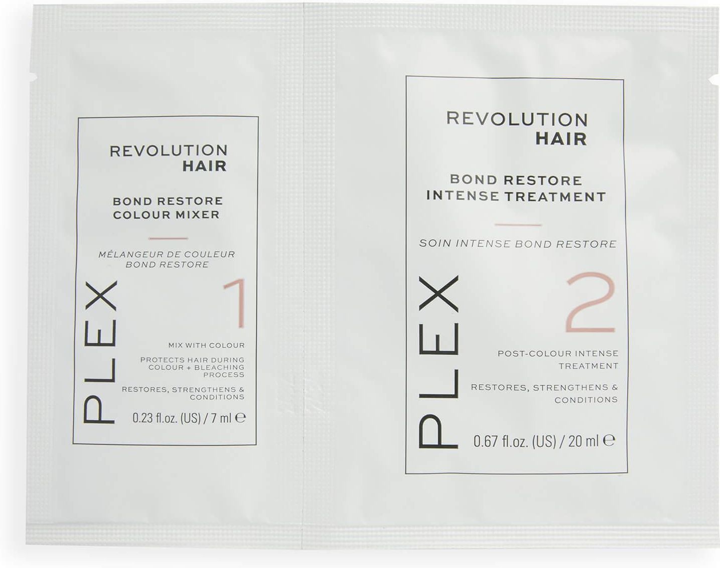 REVOLUTION BEAUTY REVOLUTION HAIRCARE PLEX 1+2 BOND RESTORE COLOUR KIT ...