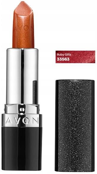 AVON Ultralśniąca szminka Ruby Glitz - Opinie i ceny na Ceneo.pl