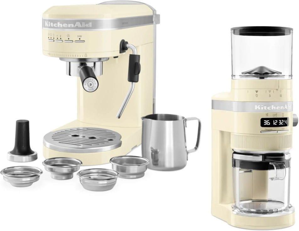 Zestaw AGD Kitchenaid Zestaw Kremowy: Ekspres Ciśnieniowy Artisan ...