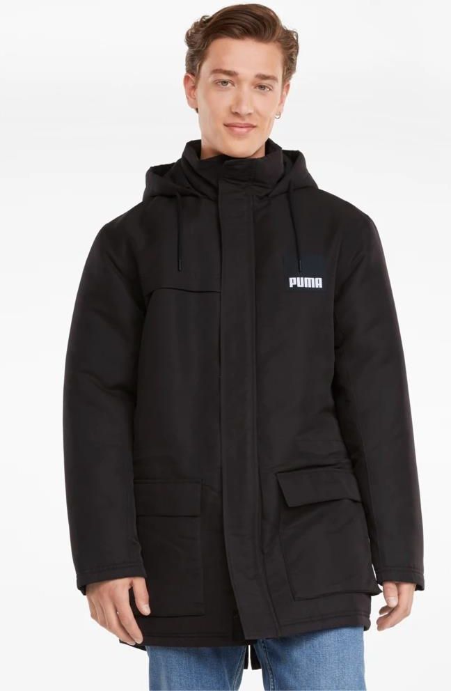 Kurtka zimowa męska Puma Padded Parka czarna r.L - Ceny i opinie - Ceneo.pl