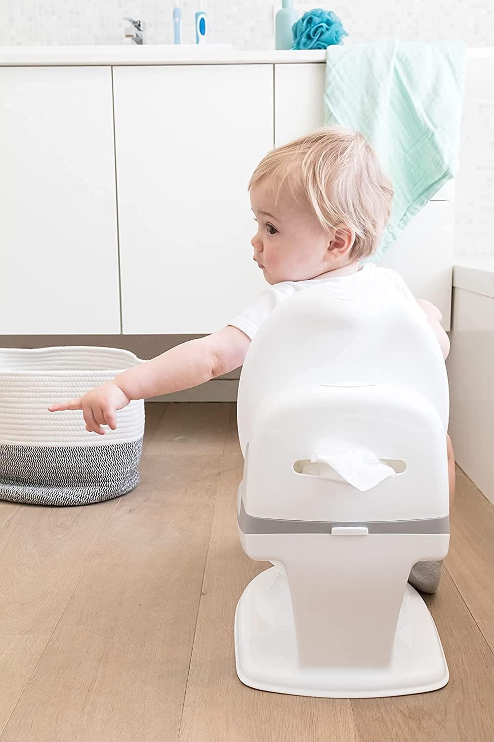 Nuby Potty My Real Mini Size Toilet With Lid And - Ceny i opinie - Ceneo.pl