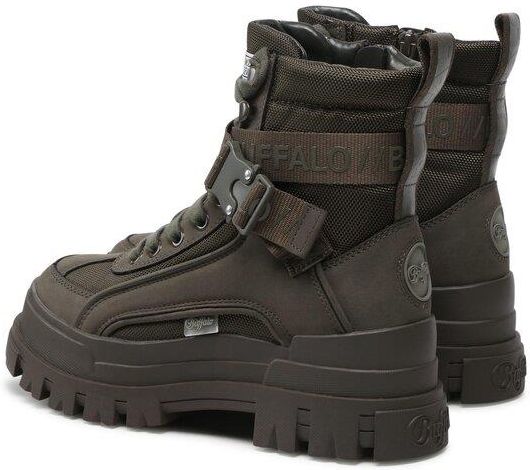 Buffalo Botki Aspha Com1 Laceup Mi BN1622160 Khaki - Ceny i opinie ...