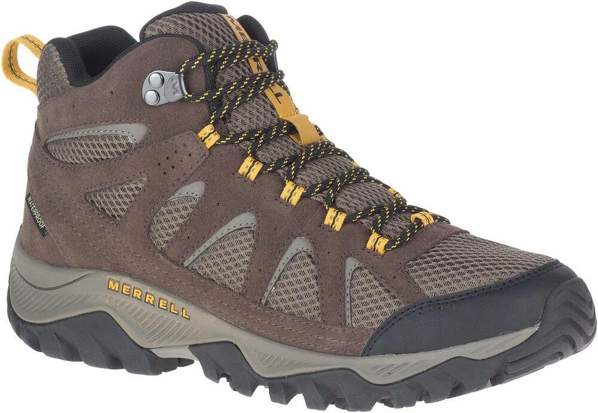 Buty trekkingowe Merrell Oakcreek Mid Waterproof Brązowy - Ceny i ...
