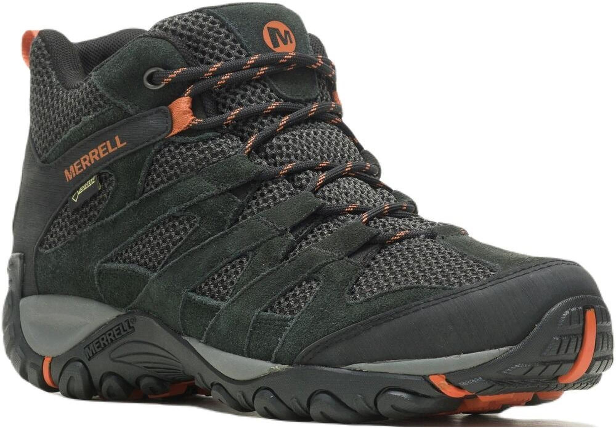 Buty trekkingowe Merrell Alverstone Mid Gore Tex Czarny - Ceny i opinie ...