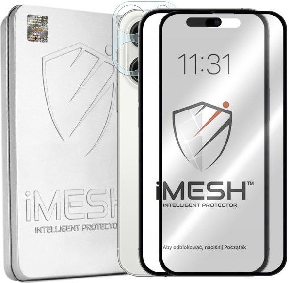 Szkło Imesh 5D Do Iphone 14 Pro Ekran + Aparat - Opinie i ceny na Ceneo.pl