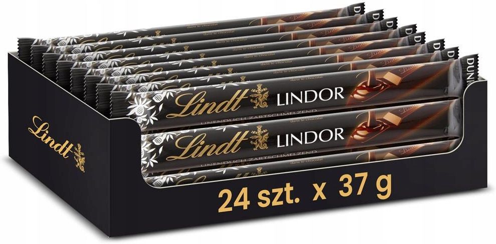 Lindt Zestaw Lindor Baton 60% Kakao 37G X 24szt. - Ceny i opinie - Ceneo.pl
