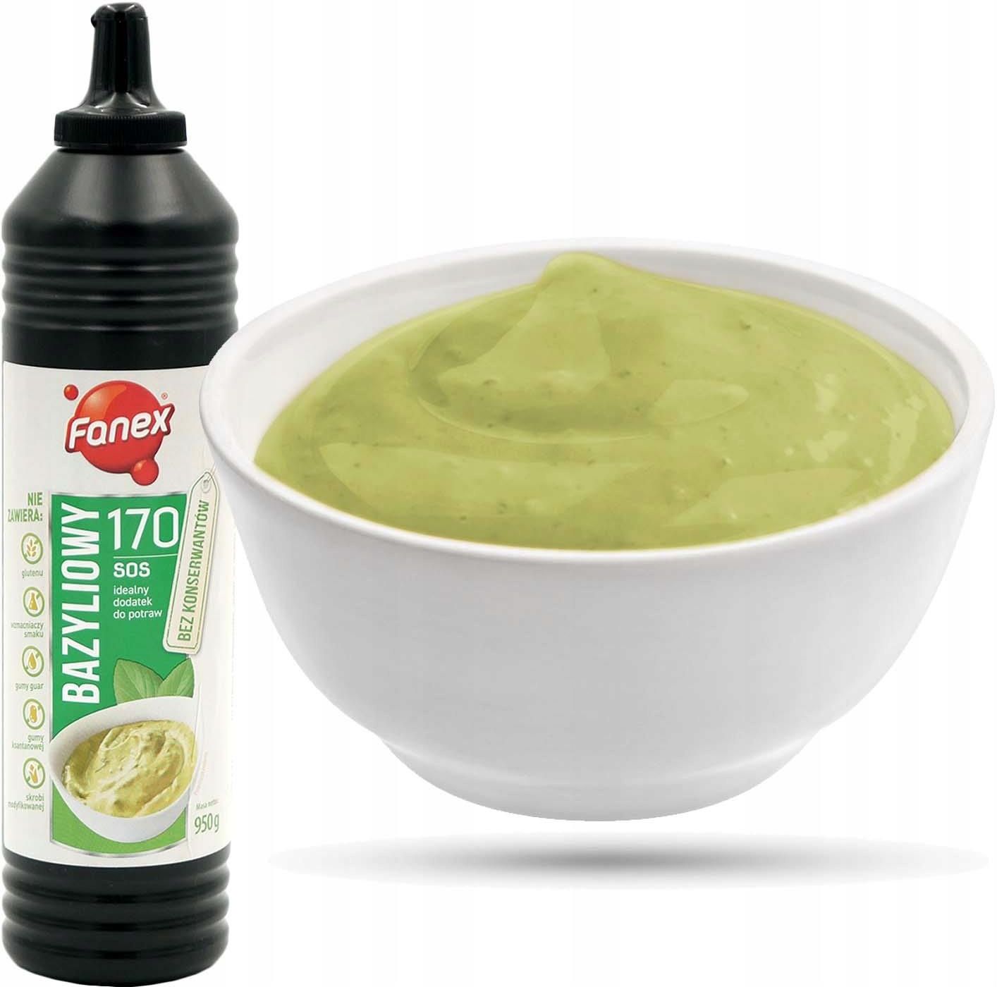 Fanex Sos Bazyliowy Pesto Bez Konserwantów 950g - Ceny i opinie - Ceneo.pl
