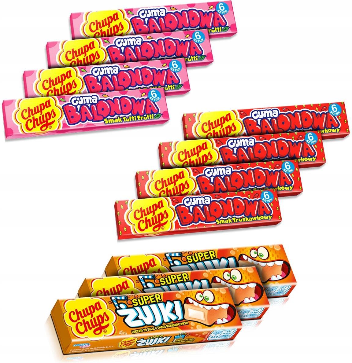 Chupa Chups Zestaw Gumy Owocowe Do Żucia 356G - Ceny i opinie - Ceneo.pl