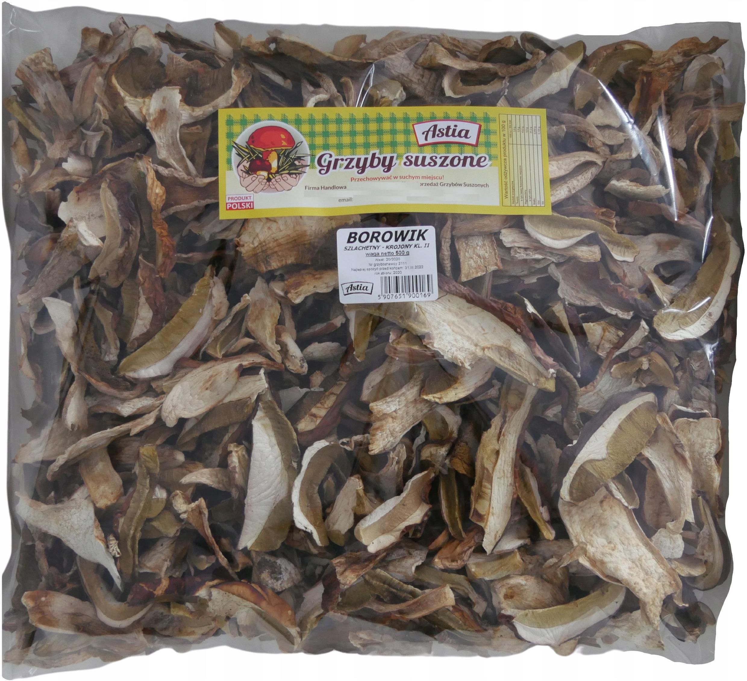 Astia Grzyby Suszone 1kg Borowiki Atest 2022 Pl - Ceny i opinie - Ceneo.pl