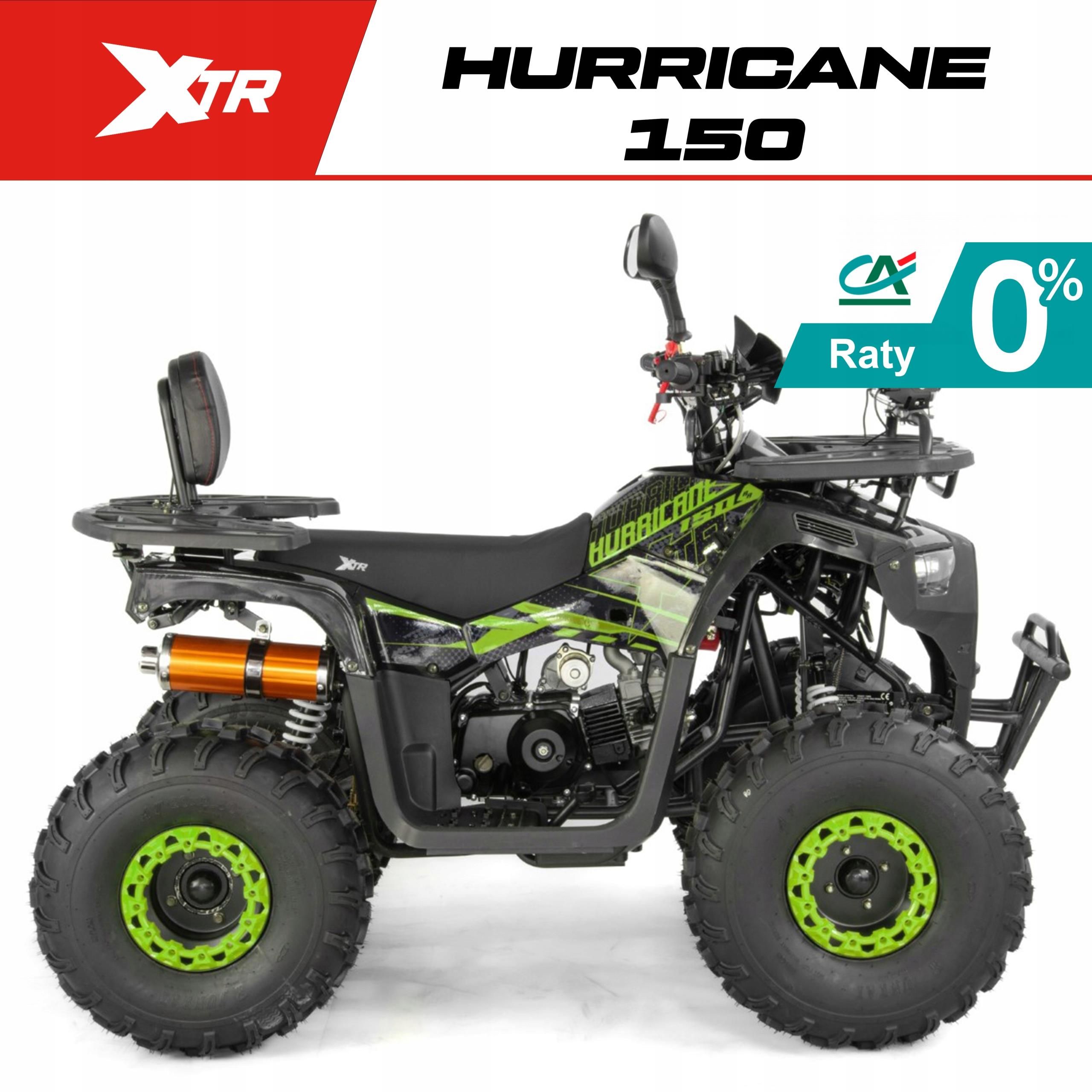 QUAD 150 XTR HURRICANE DOWÓZ 0ZŁ RATY 0 BLACK WEEK - Opinie i ceny na ...
