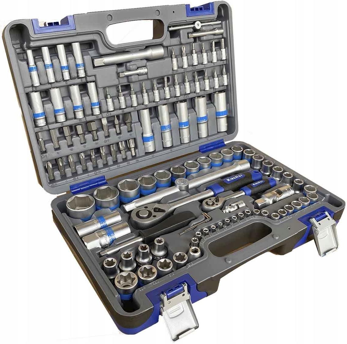 Zestaw narzędziowy King Roy Zestaw kluczy nasadowych 1/4 1/2 108sz CTL00248 - Opinie i ceny na ...