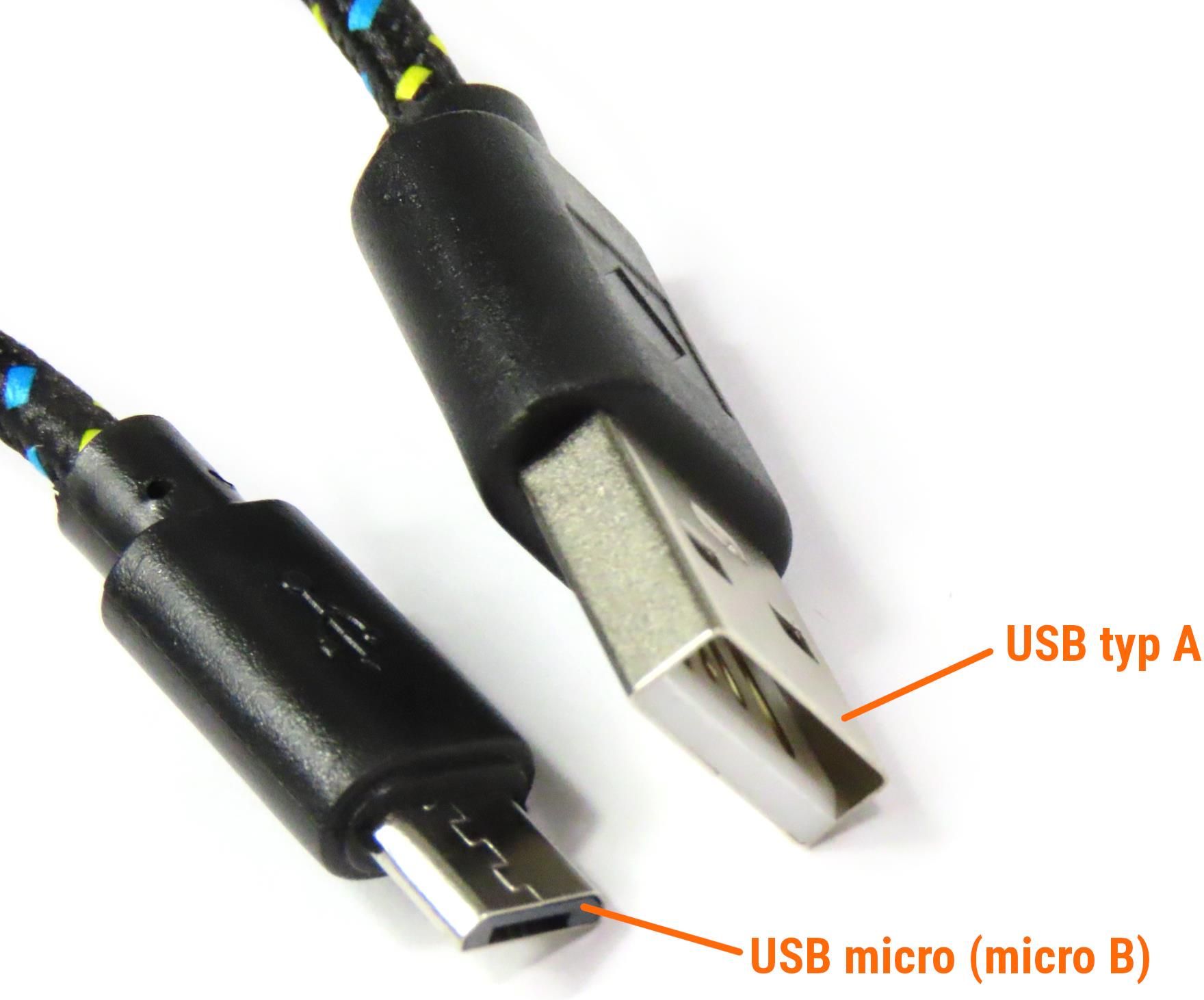 Kabel USB / Micro USB w oplocie czarny 1m - Opinie i ceny na Ceneo.pl