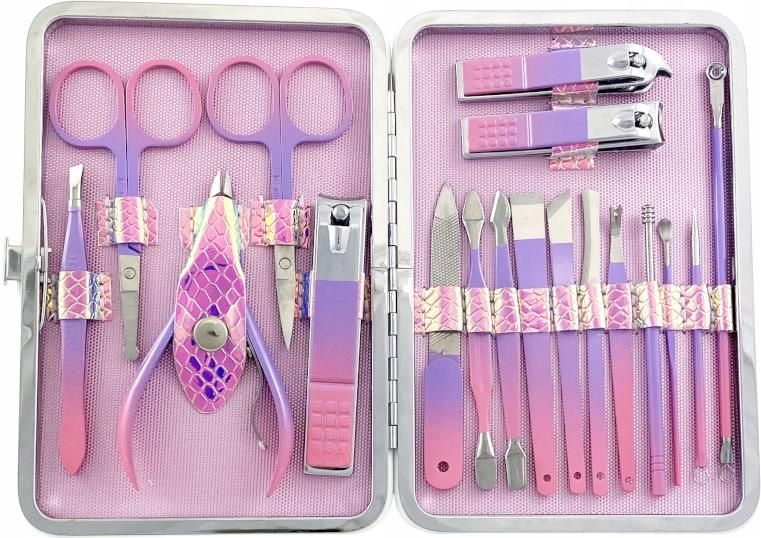 Zestaw Do Manicure Pedicure Paznokci Skórek 18PV - Opinie i ceny na ...