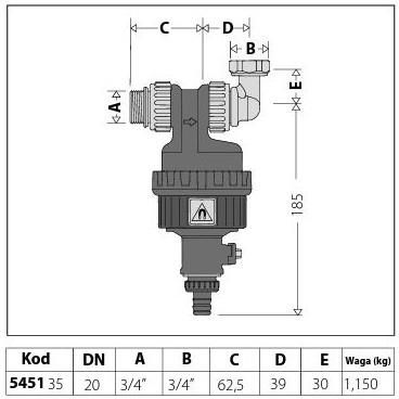 Caleffi Hydronic Solutions Separator Zanieczyszczeń Z Magnesem ...